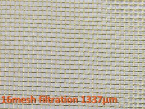 16mesh 0.25mm wire filtration 1337µm brass wire mesh | Hebei Ourun Wire ...